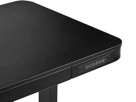 Schreibtisch Schwarz 120 X 60 Cm Mit Usb Port Elektrisch