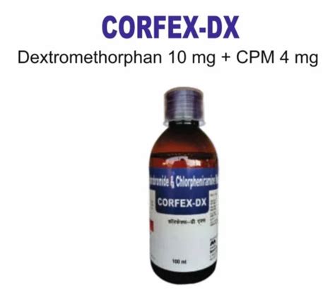 Dextromethorphan 10mg Cpm 4mg Packaging Size 100 Ml At ₹ 130 Bottle