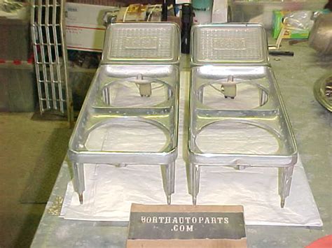 1974 Mercury Montego Head Light Bezels Len No D4GB 133449 AA