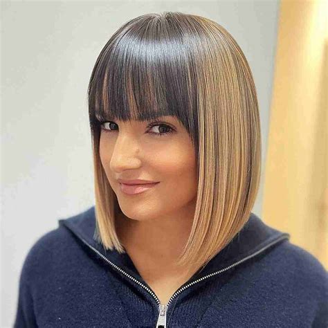 32 Cutest Ways To Pair Straight Hair With Bangs Atelier Yuwaciaojp