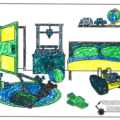 fun robot coloring pages superdroid robots inspection robots