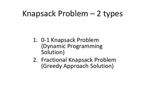 Fractional Knapsack Class 13