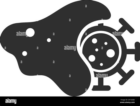 Immune Response Concept Icon In Black And White Vector Illustration