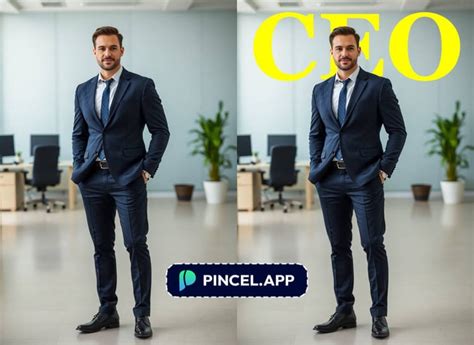 Magazine Cover Style Text Behind Person Pincel