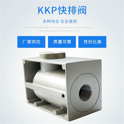 KKP快排阀气动元件 KKP 06 08 10 15 20 25 32 40 50快速排气阀 虎窝淘