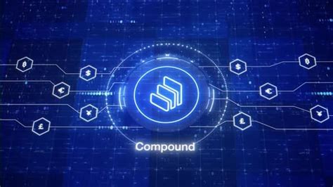Compound Animated Logo Cosmos Cryptocurrency Logo Comp Digital Intro Animation Of Comp Crypto