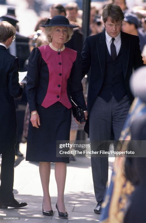 Charles The 9th Earl Spencer With His Mother Frances Shand Kydd The