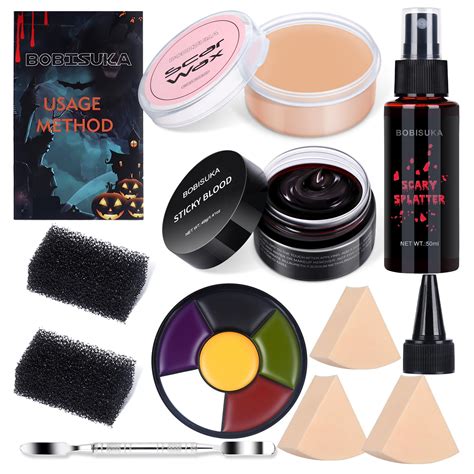 Buy Bobisuka Demonic Special Effects Sfx Halloween Makeup Kit 5