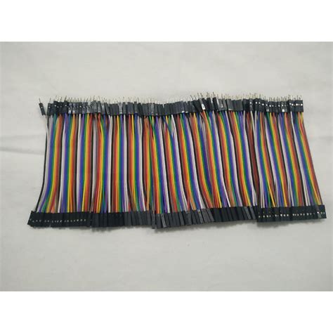 Kit 10x Cabo Fio Dupont Jumper 20cm Macho X Fêmea Protoboard Arduíno
