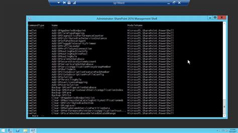 09 Introduction To Microsoft Powershell With Sharepoint Server Youtube