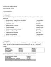 Assignment 3 1 Problems Docx Student Name Mireilly Santiago Student