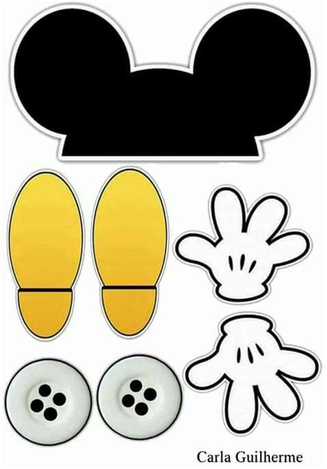 Topo Bolo Mickey Orelhas Bolo Do Mickey Mouse Mickey Mouse Crafts