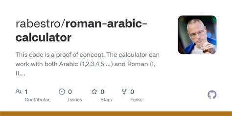 GitHub Rabestro Roman Arabic Calculator This Code Is A Proof Of