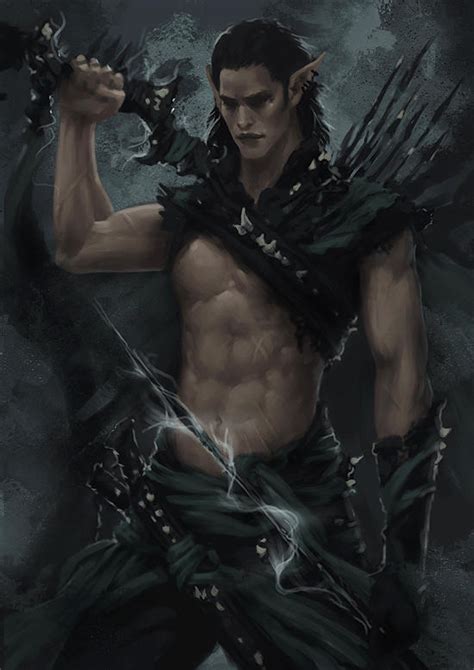 Dark Elf Warrior Concept 3 By Arsinoes On Deviantart