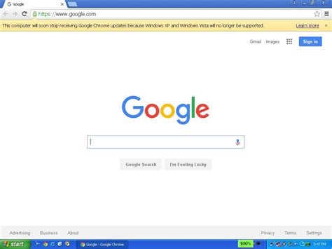 Instructions Google Chrome End Of Support Vista XP Windows XP MSFN