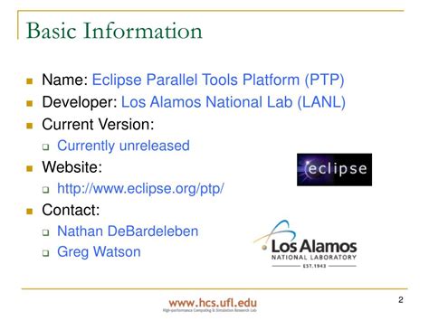 Ppt Overview Of Eclipse Parallel Tools Platform Powerpoint