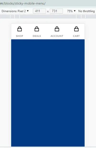 How To Create A Sticky Mobile Footer Menu In Flatsome Theme