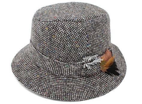 Authentic Wide Brimmed Irish Tweed Walking Hats Made In Ireland — Real
