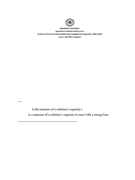 Bmritc203 Module 3 Class Notes Pdf Physical Chemistry Physical