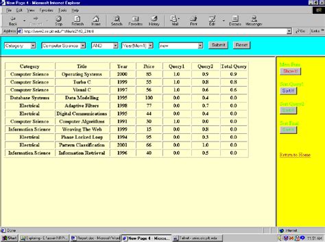 fuzzy model environment visualization of matching and ordering for a