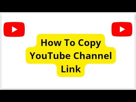 How To Copy YouTube Channel Link - YouTube