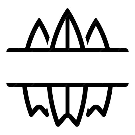 Premium Vector Surfboard Logo Icon Design Vector Illustration Template