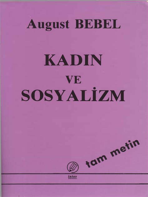 August Bebel Kadın Ve Sosyalizm İnter Pdf