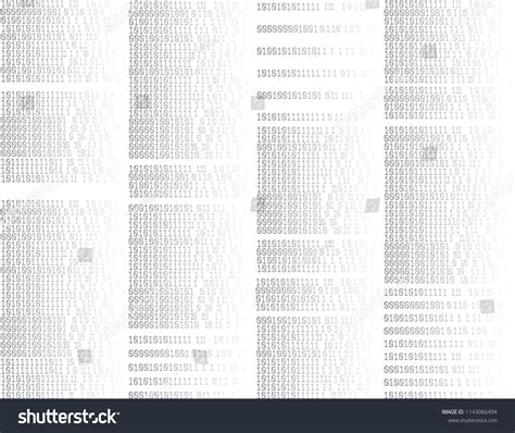 Binary Code Digital Technology Data Sorting Stock Vector Royalty Free