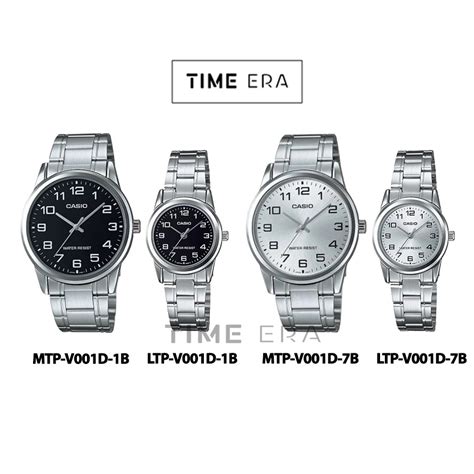 Jual Casio General Mtp V001d 1b 7b Ltp V001d 1b 7b Jam Tangan Couple Rantai Stainless Steel