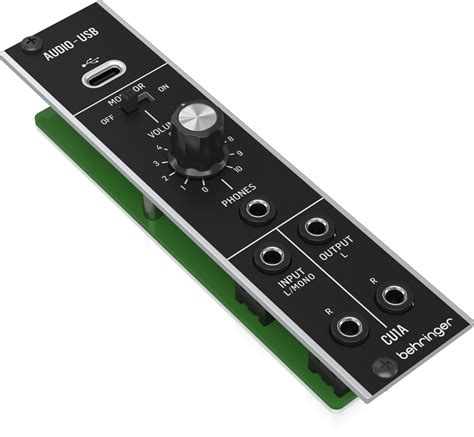 Behringer Cu1a Ultra Low Latency 2 In 2 Out Usb Audio Interface For Eurorack