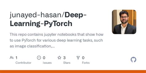 github junayed hasan deep learning pytorch this repo contains