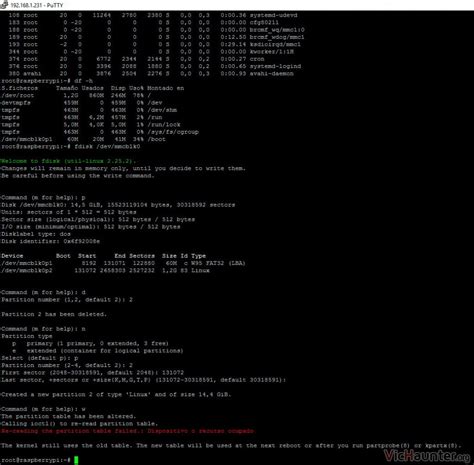 Cómo redimensionar la partición root en Raspberry Pi 1 2 y 3
