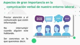 Vocabulario En La Comunicación Del Ambiente Laboral Pptx