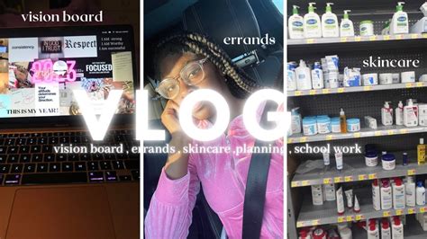 Day In My Life Vlog Running Errands Vision Board Planning Random Youtube