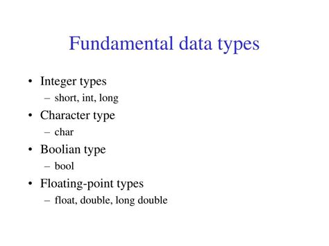 Ppt Data Types Powerpoint Presentation Free Download Id977252