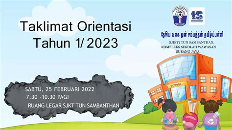 Buku Program Taklimat Orientasi Suai Kenal Tahun 1 2023 Pptx