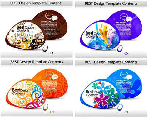 Fashion Color Dialog Frames Vector Vectors Graphic Art Designs In