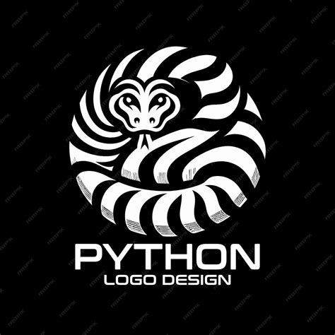 Python Vector Logo Design Premium Ai Generated Vector