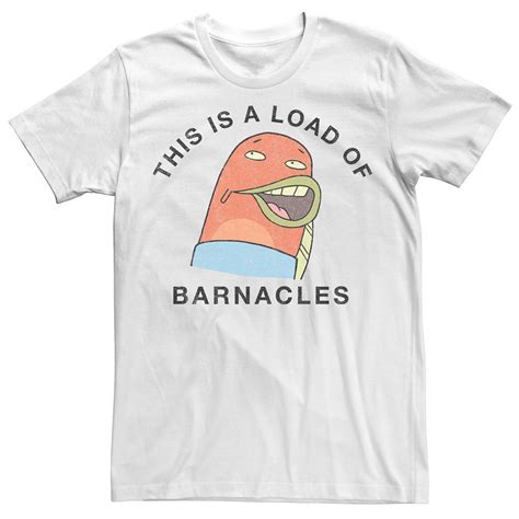 Mens Spongebob Squarepants A Load Of Barnacles Tee Spongebob