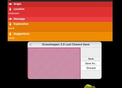 Grasshopper 2 Save Problem After August 30 Update Of Wip Grasshopper2