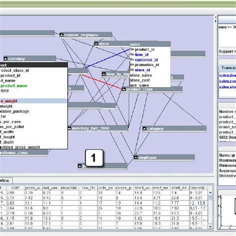 The GUI Main Window 1 Desk Area 2 Table List 3 Table Download Scientific Diagram