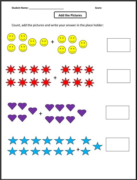 Math Worksheets Grade 1 Free Printable