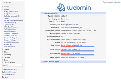 Install Webmin Using Repository On Ubuntu