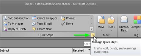 How To Create A Quick Step In Microsoft Outlook General Spiceworks Community