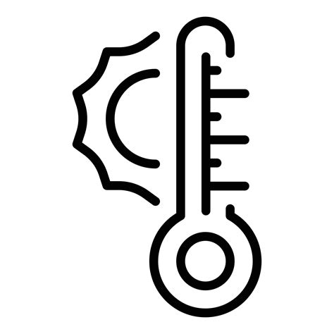 Solar Thermal Icon Outline Vector Sun Energy Vector Art At Vecteezy