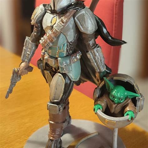 3d Printable The Mandalorian Star Wars Fanart 30cm・cults