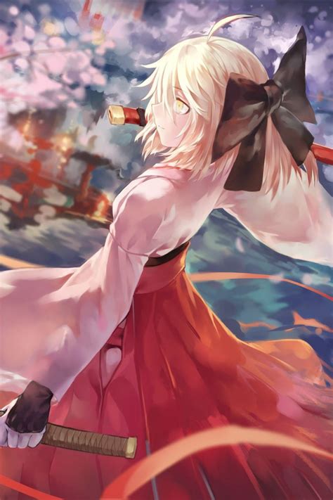 Аниме тянка Anime Wallpaper Samurai Anime Anime