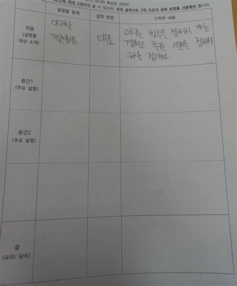 중2국어 설명방법 지식in