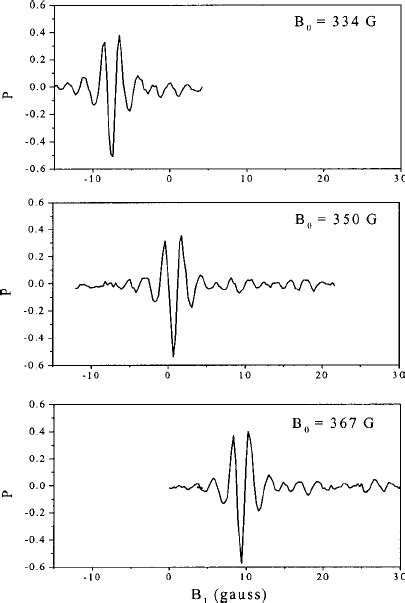 Polarization P Y The Spin Echo Signals At Four Different Distances
