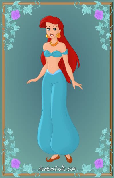 Ariel As Jasmine By Javelaud On Deviantart